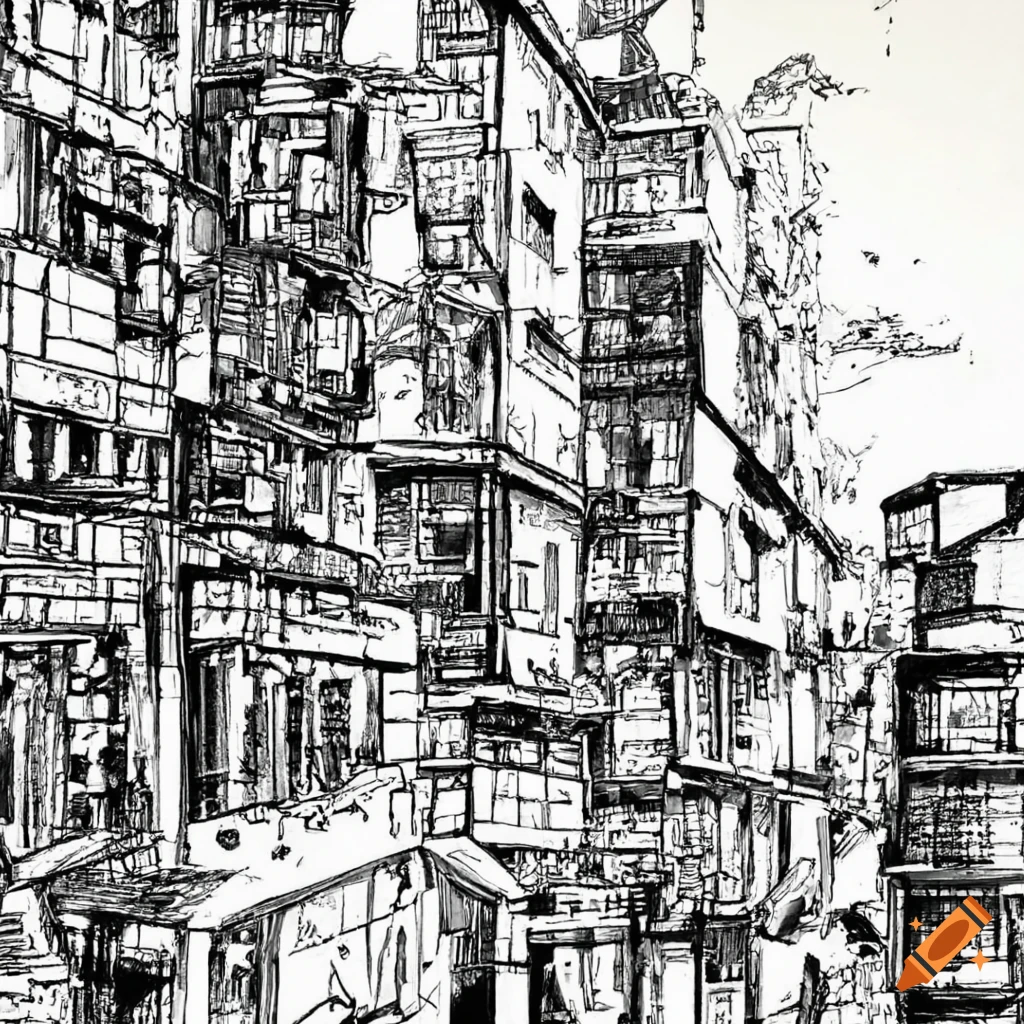 Detailed pen and ink sketch of a copy icon on Craiyon