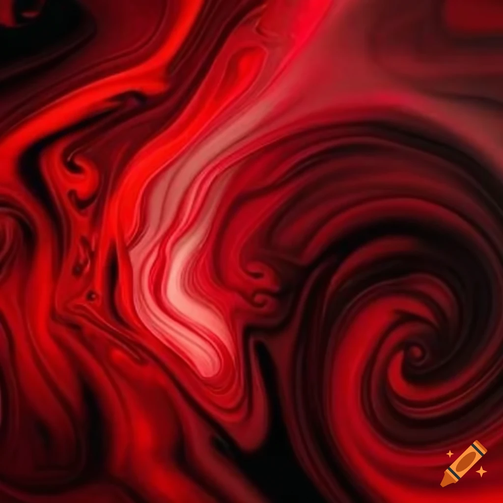 Abstract artwork of swirling red and white smoke on Craiyon
