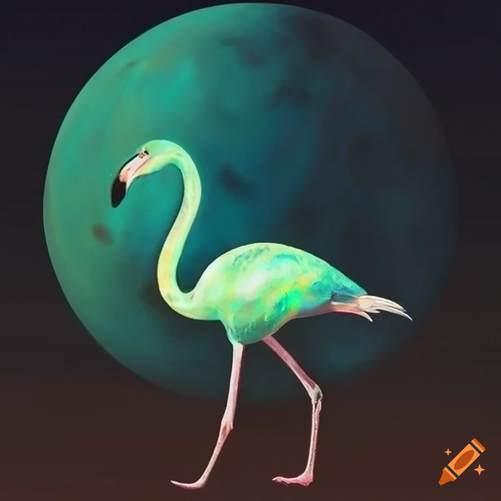 Flamingo images created on Craiyon