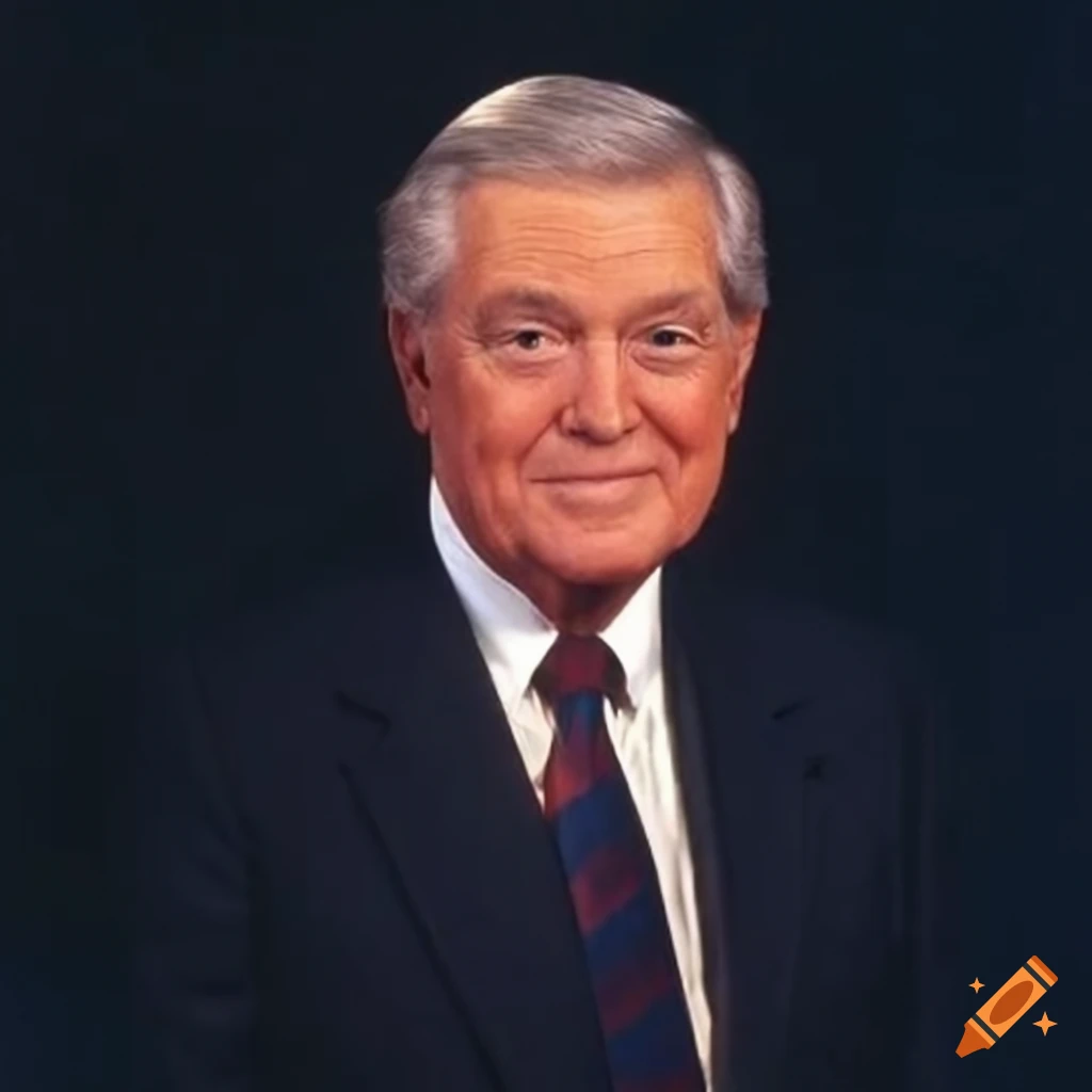 Realistic photo of a 1990s president on Craiyon