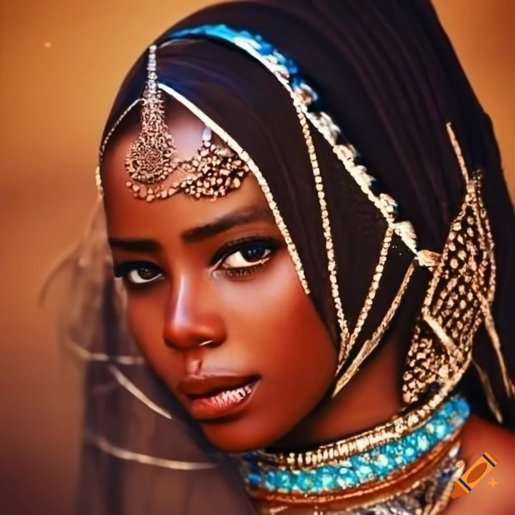 Portrait of a beautiful somalian woman