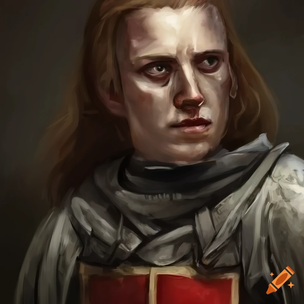 Portrait of a templar knight