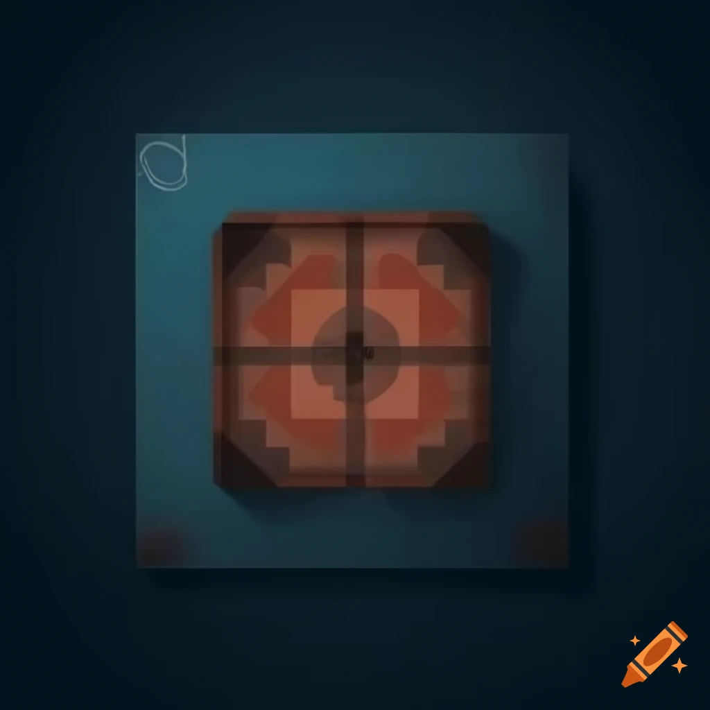 Minimalist medieval game ui with square design