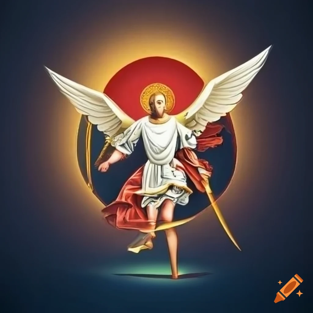 Logo of saint michael the archangel