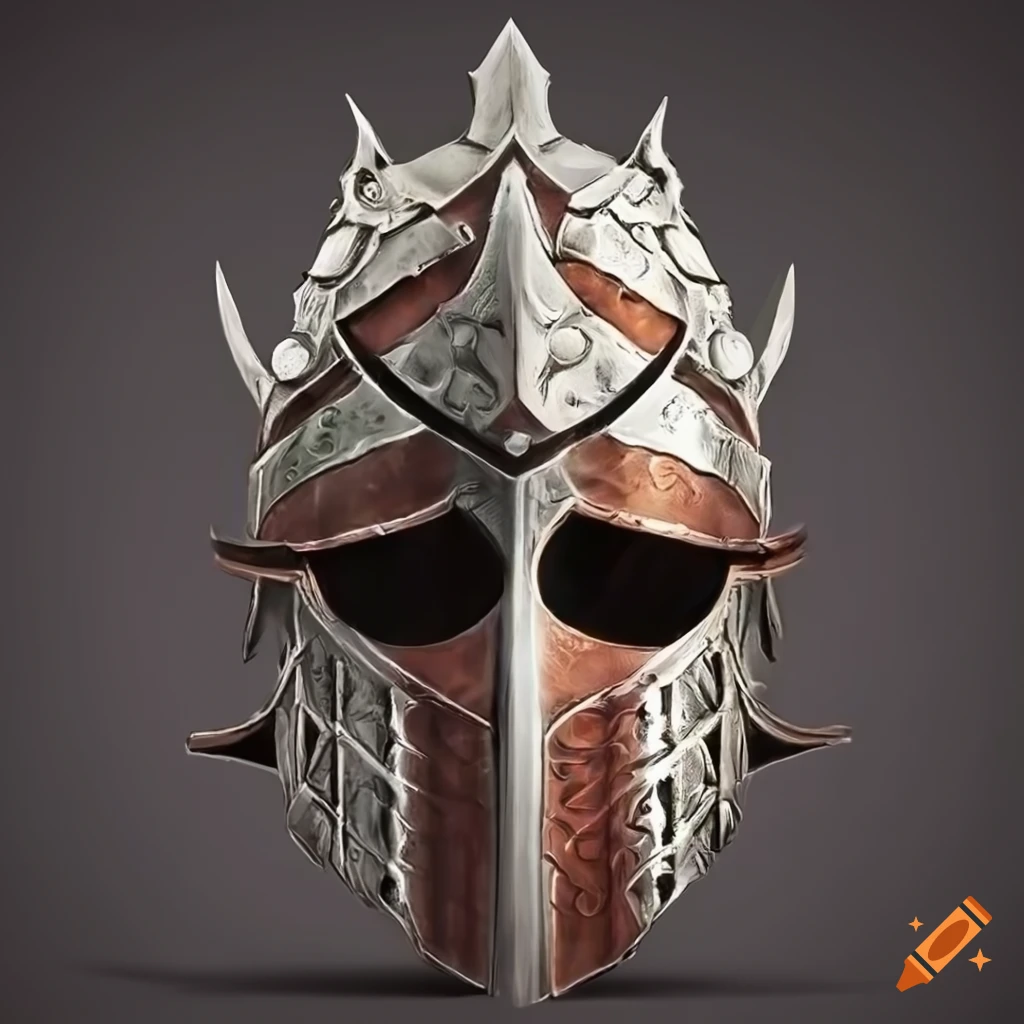 Symmetrical dragon helm
