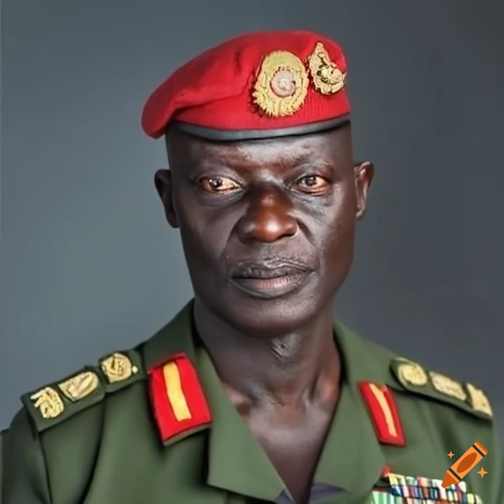 Portrait of laurent nkunda, former general of drc on Craiyon