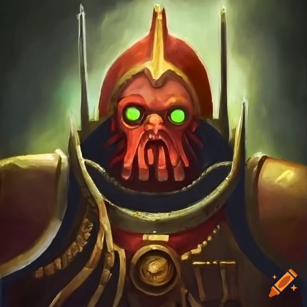 Oil portrait of god emperor zoidberg