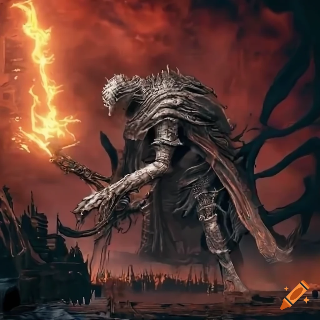 Elder ring artwork by hr giger on Craiyon