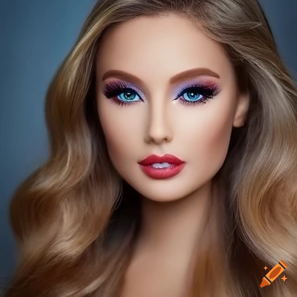 Detailed portrait of a beautiful woman on Craiyon