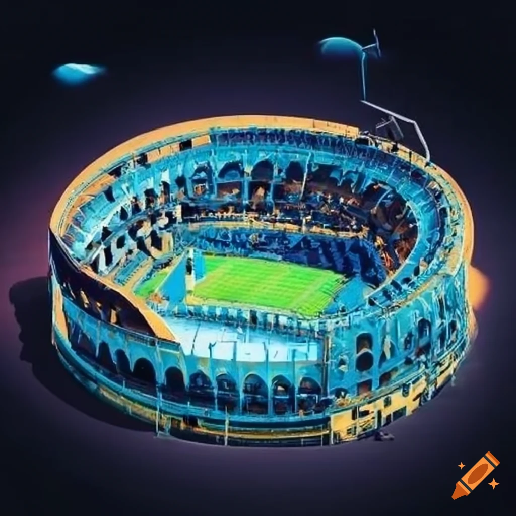 Screenshot of rams colosseum as a soccer stadium