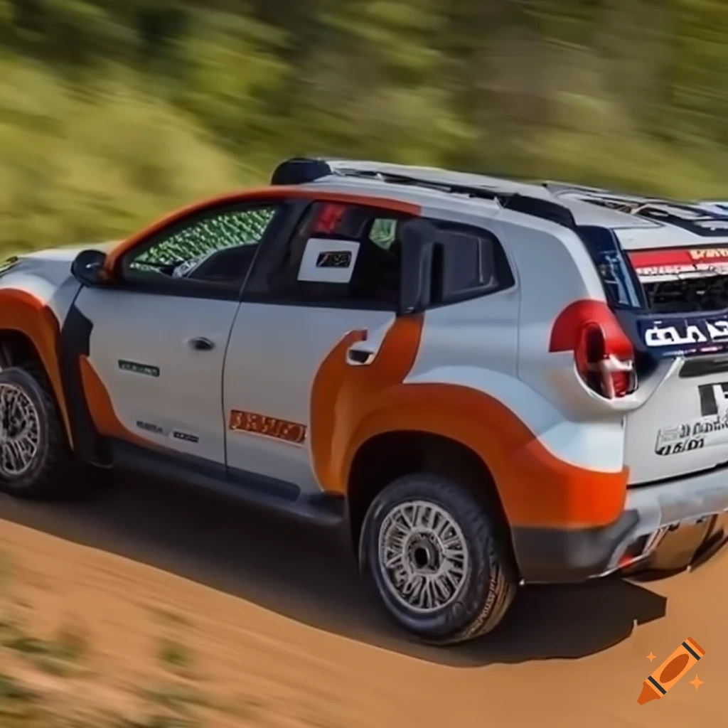 2022 dacia duster rally racing car on Craiyon