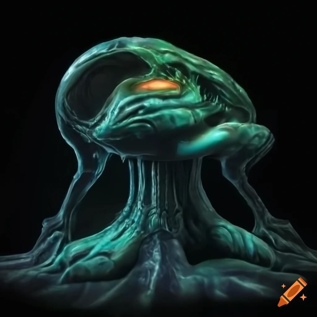 Creepy 2D Metroid game with slimy alien creatures on Craiyon