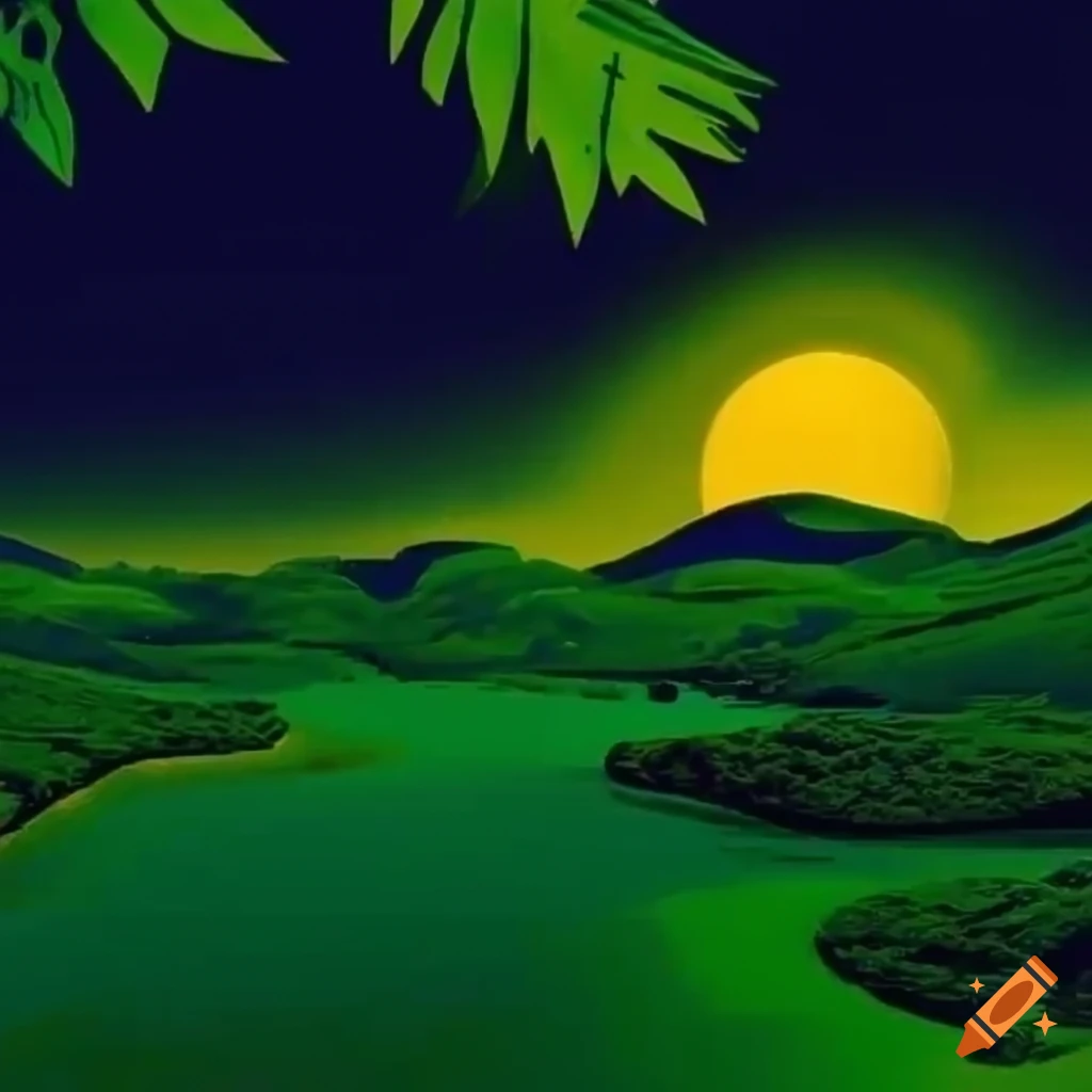 Retro screensaver from the 1990s