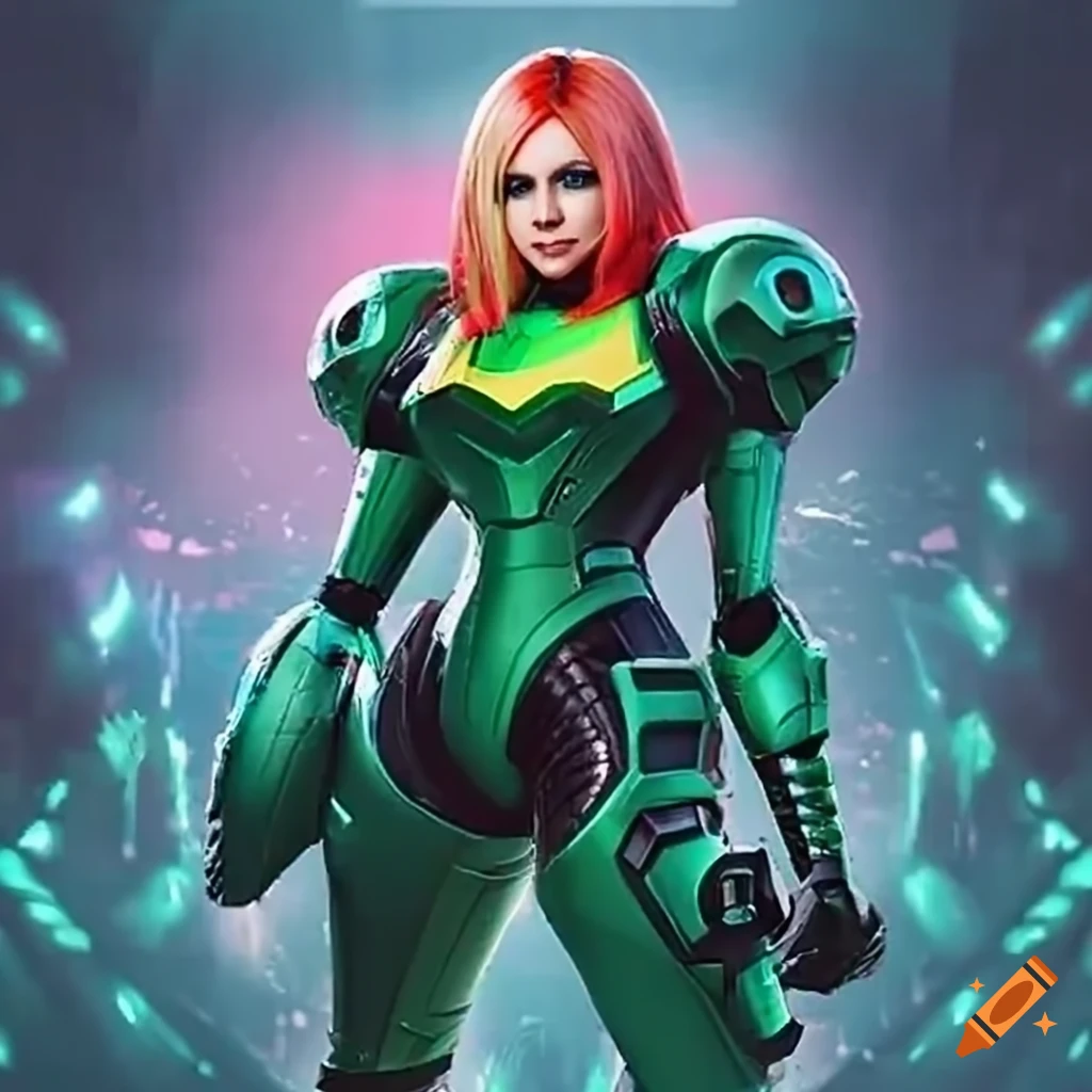 Avril lavigne as metroid cosplay