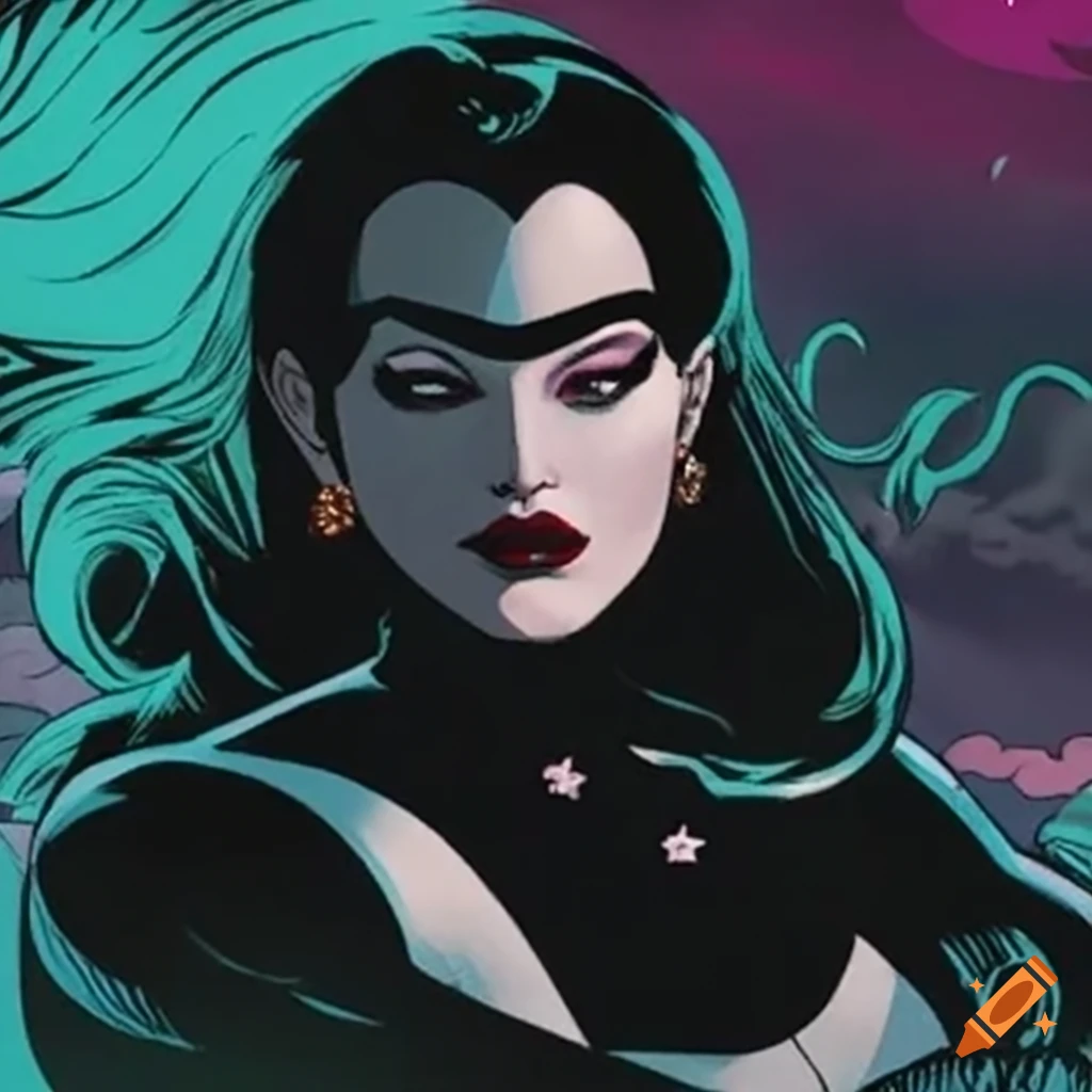 Sensuous and atmospheric depiction of phantom lady