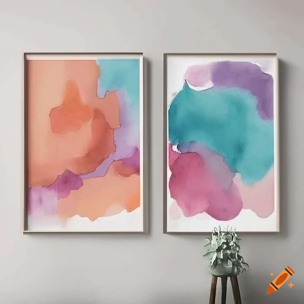 Set Of Abstract Office Wall Art Prints Set Of Abstract Office Wall Art Prints