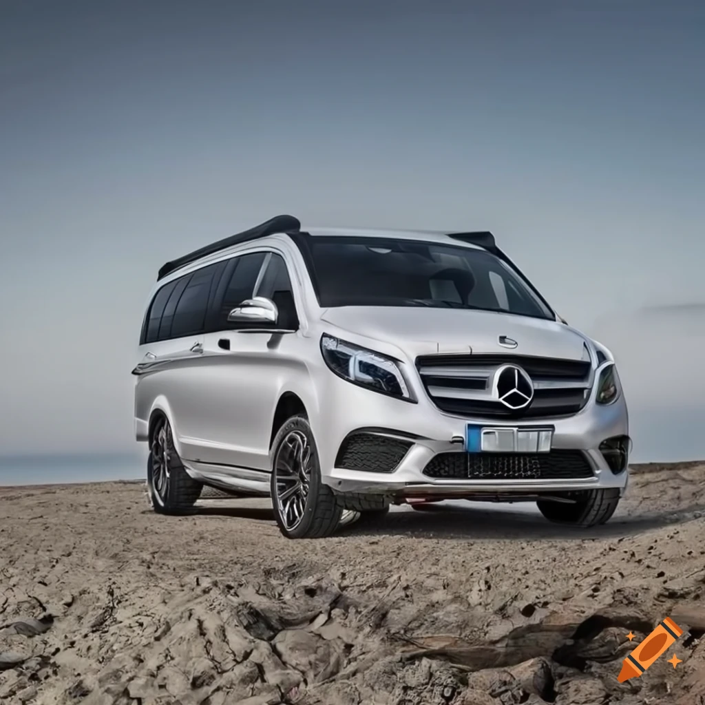 White Mercedes V Class With Off Road Style