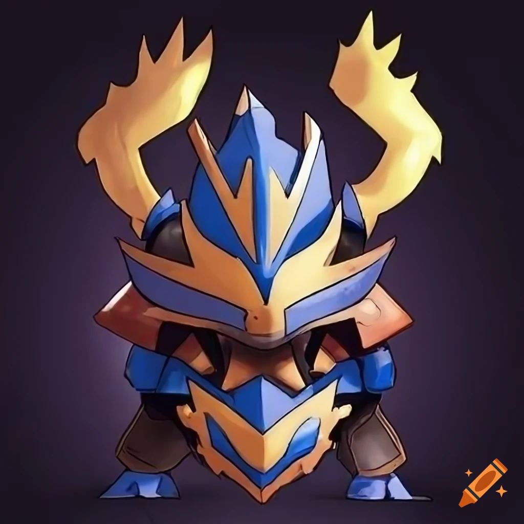 Armored pokémon character