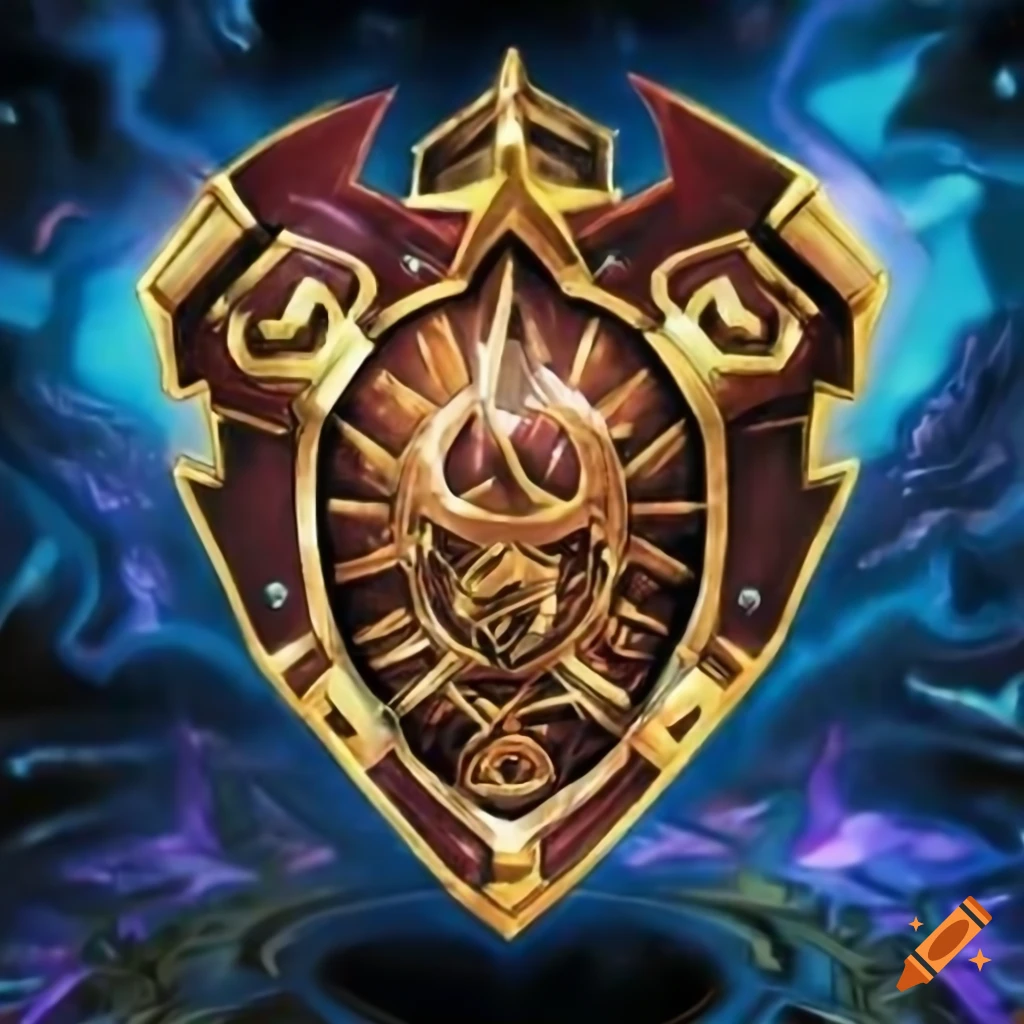 Yugioh card artwork of a magical shield