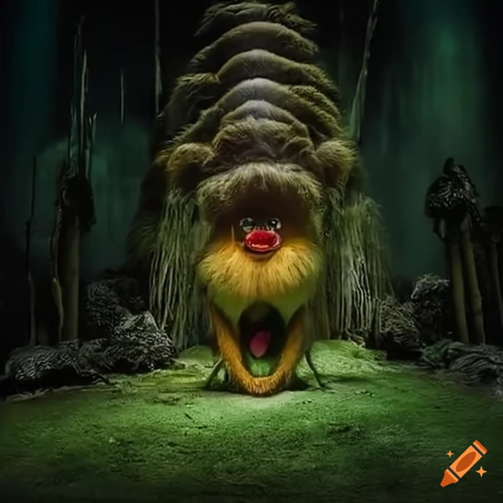 Depiction of the grinch character