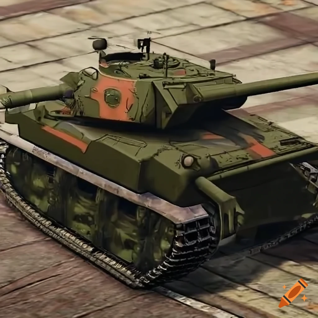 GTA 6 style tanks in action on Craiyon