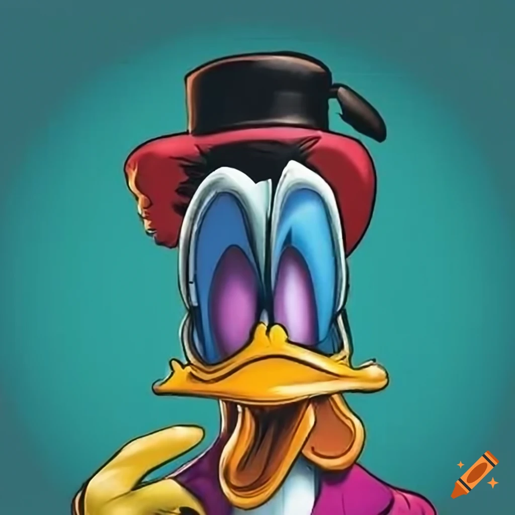 Cover art featuring rap and donald duck