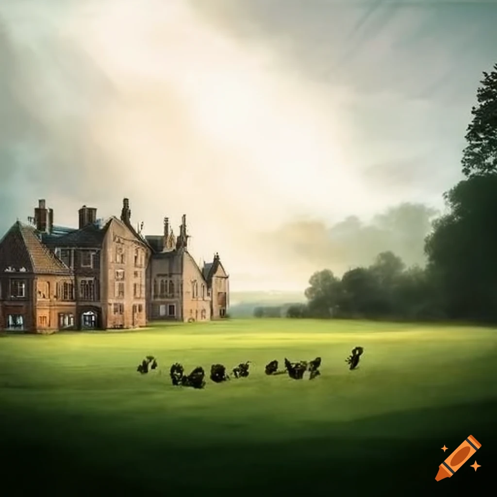 Enigmatic boarding school in the english countryside