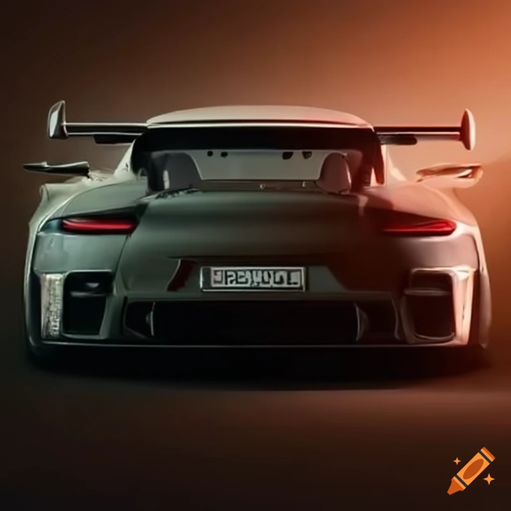 Detailed image of a porsche 911 gtr on Craiyon