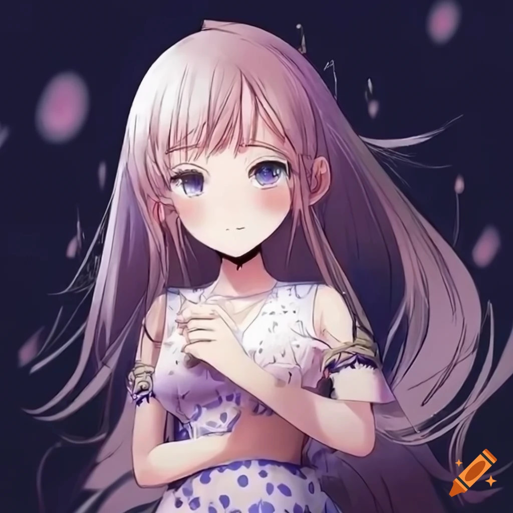 Artwork featuring an anime girl on Craiyon