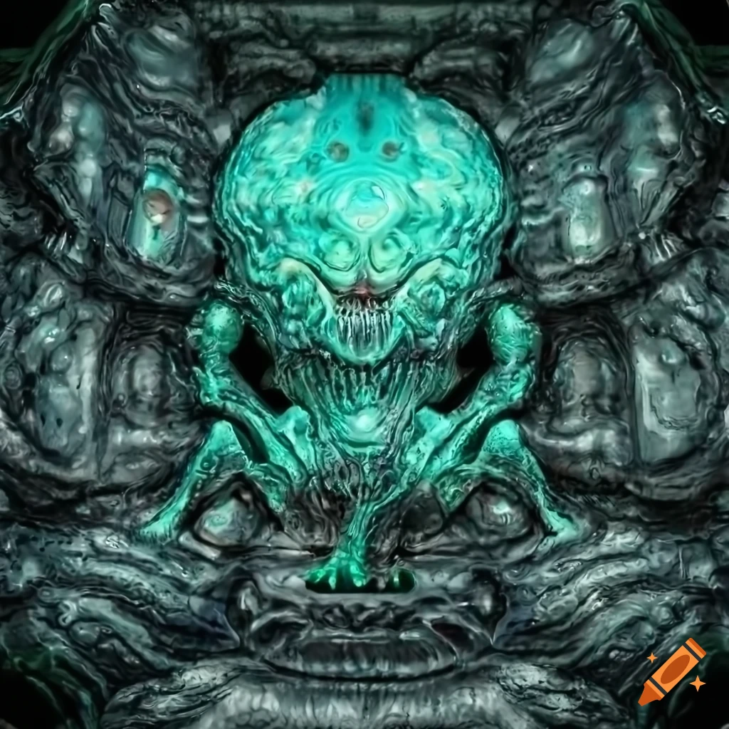 Creepy 2D Metroid game with slimy alien creatures on Craiyon