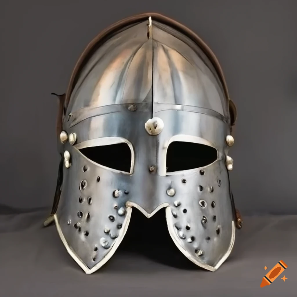 13th century medieval knight helmet