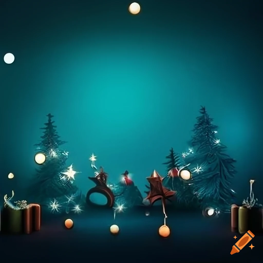 Retro-style christmas backdrop