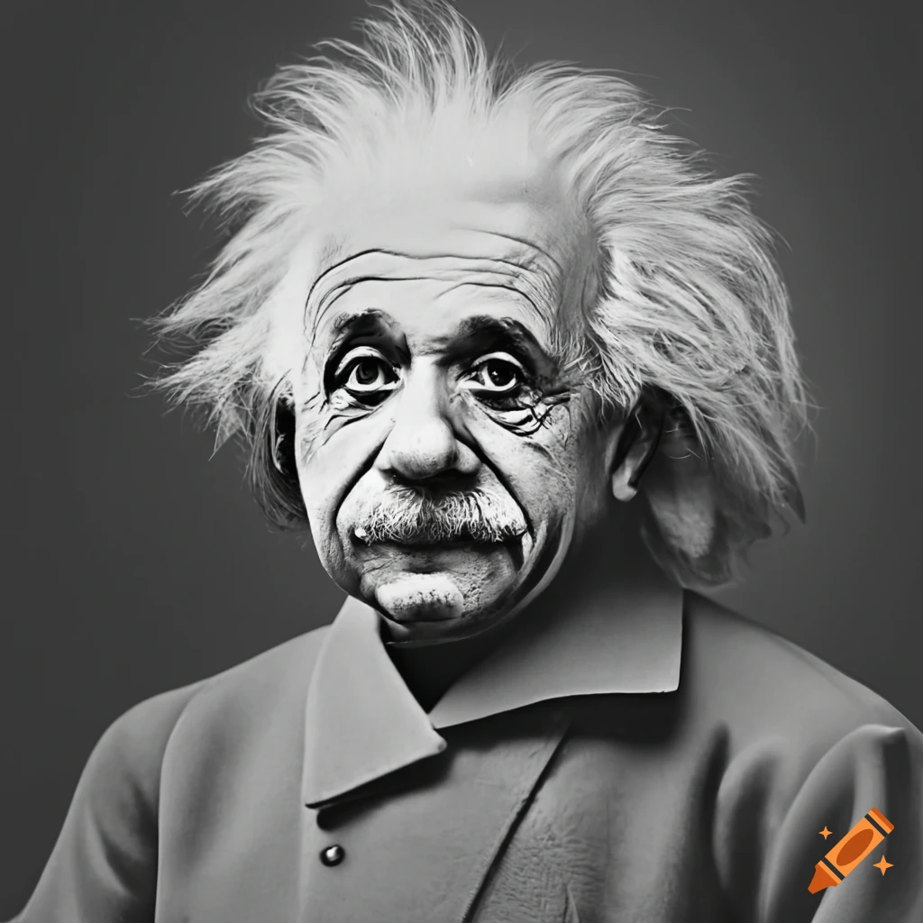 Portrait of albert einstein