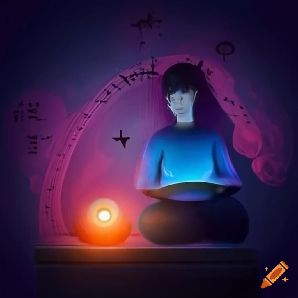 Person studying physics