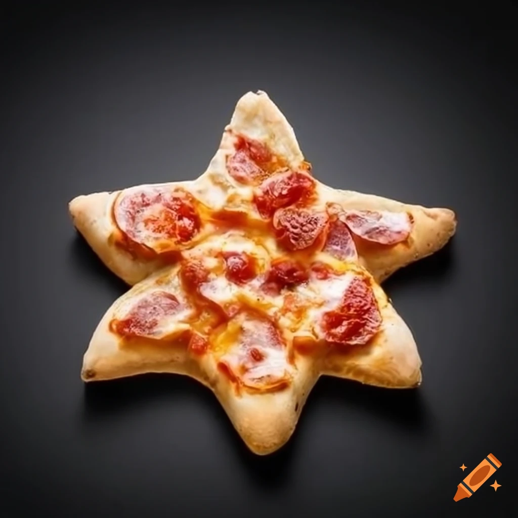 Star shaped pizza