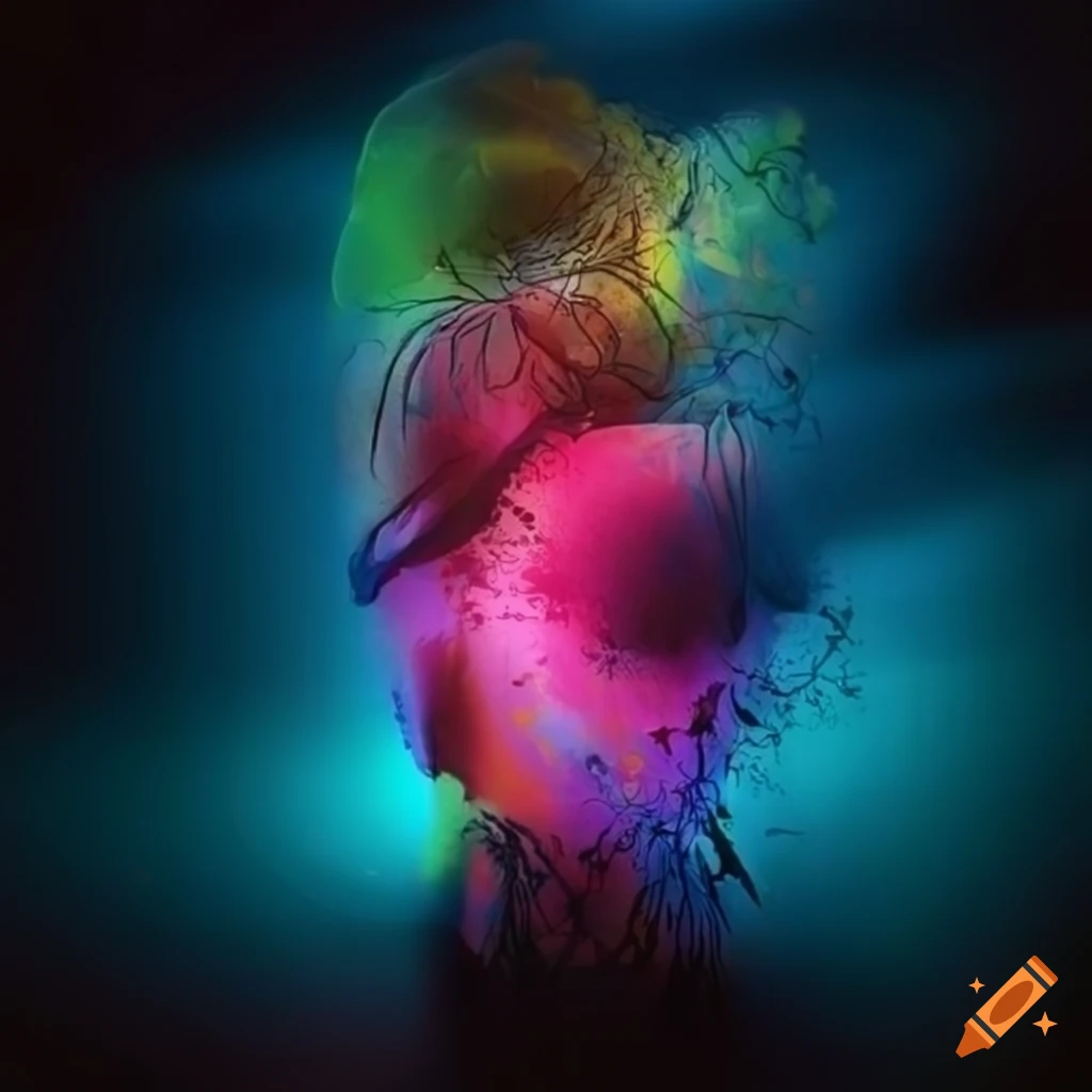 Colorful and unique album cover design on Craiyon