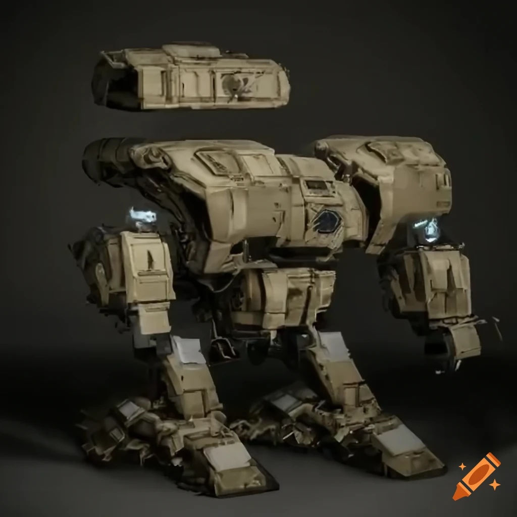 Hydrodynamic civilian mech in ocean liner livery on Craiyon