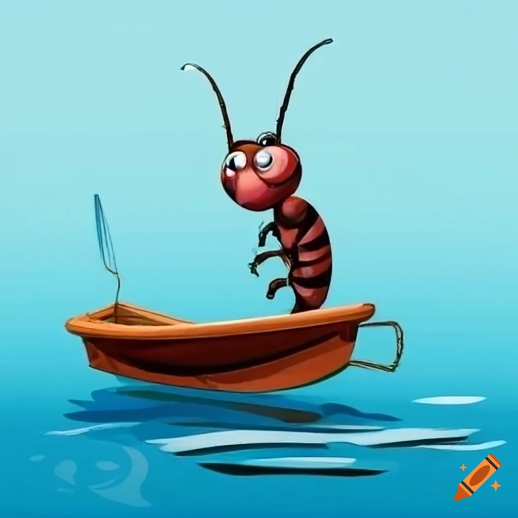 Bug on a boat on Craiyon
