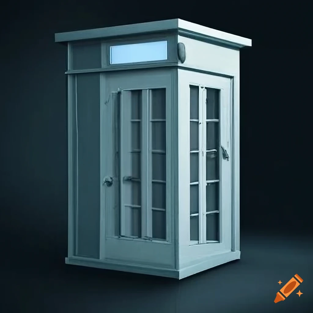 Wooden security booth