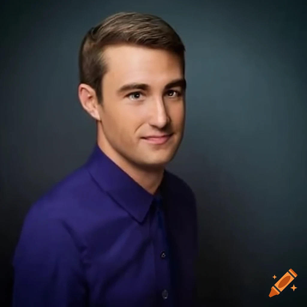 Portrait of a caucasian meteorologist in a field