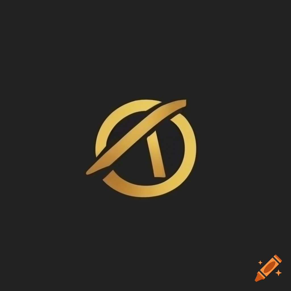 Minimalist golden logo of apollo for a clothing store