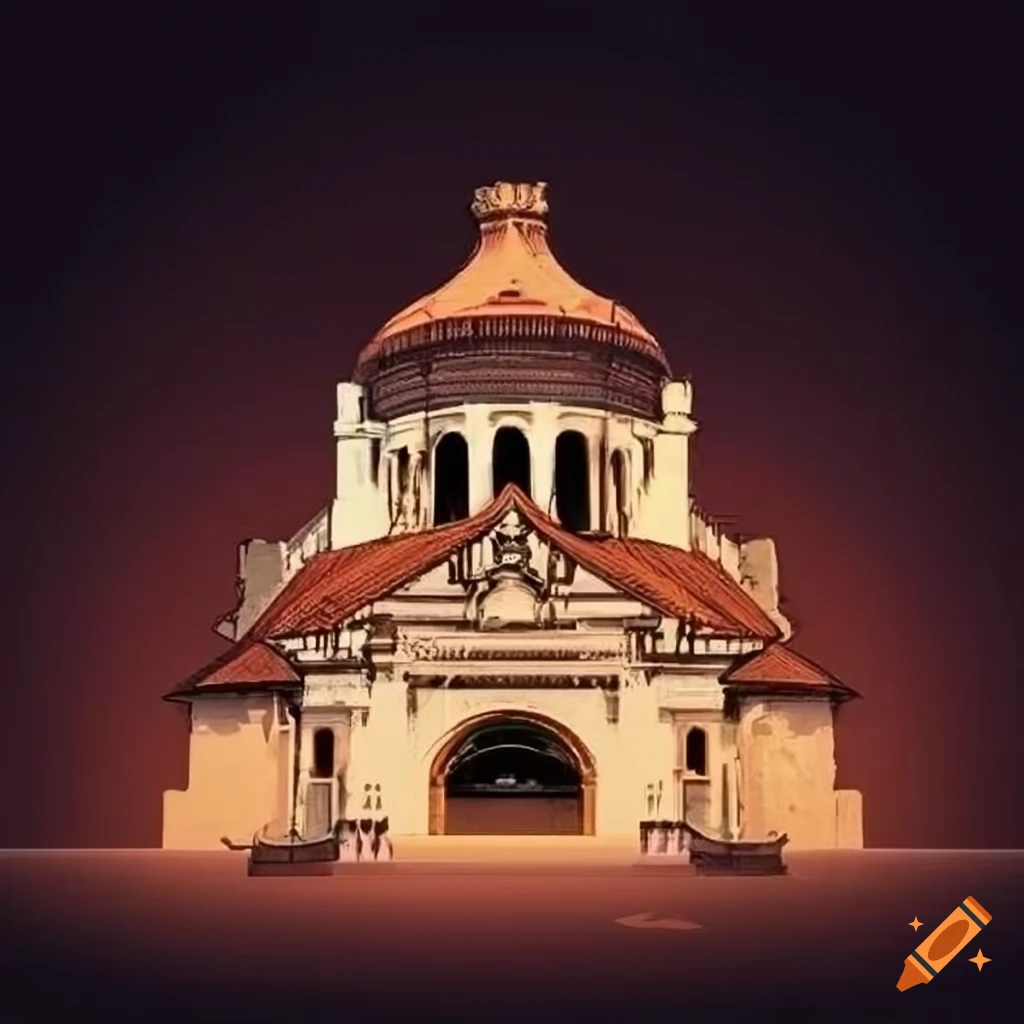 Realistic logo of lawang sewu semarang