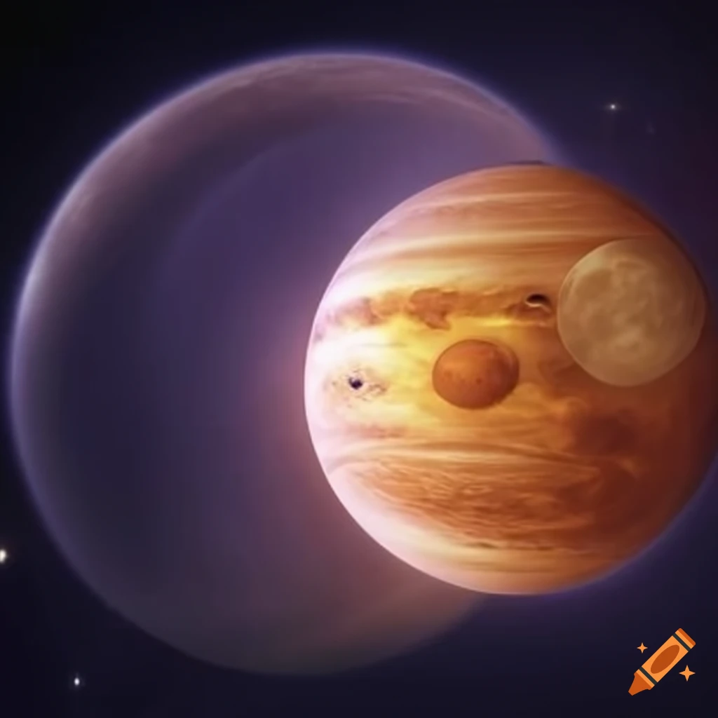 Nasa image of venus and stars