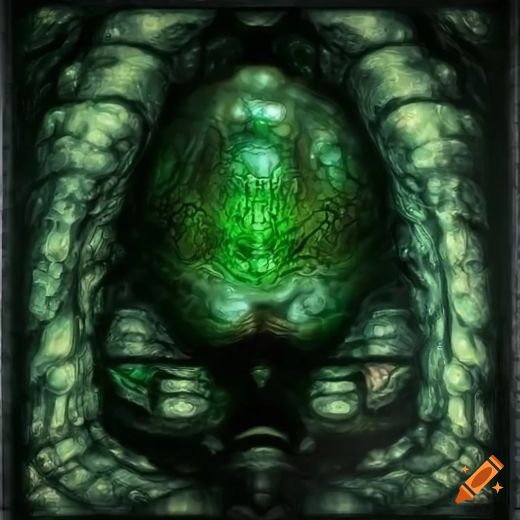 Creepy alien in a 2d game environment