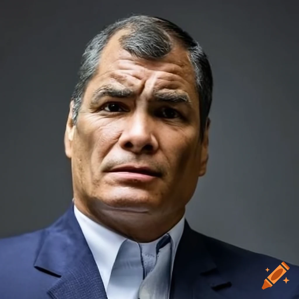 Image of rafael correa, ecuadorian politician