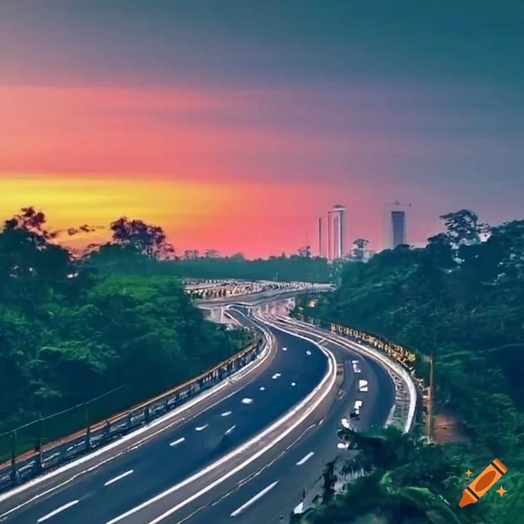 Photo of a expressway in bangladesh