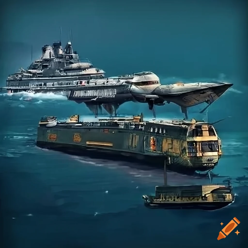 Collage of military transport modes