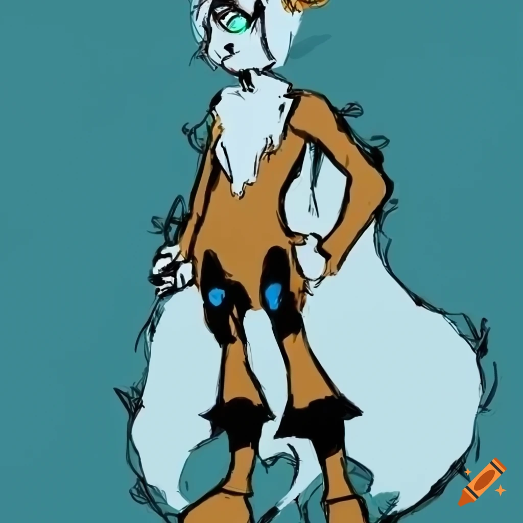 Sketch Of A Character In Fullbody View sketch-of-a-character-in-fullbody-view