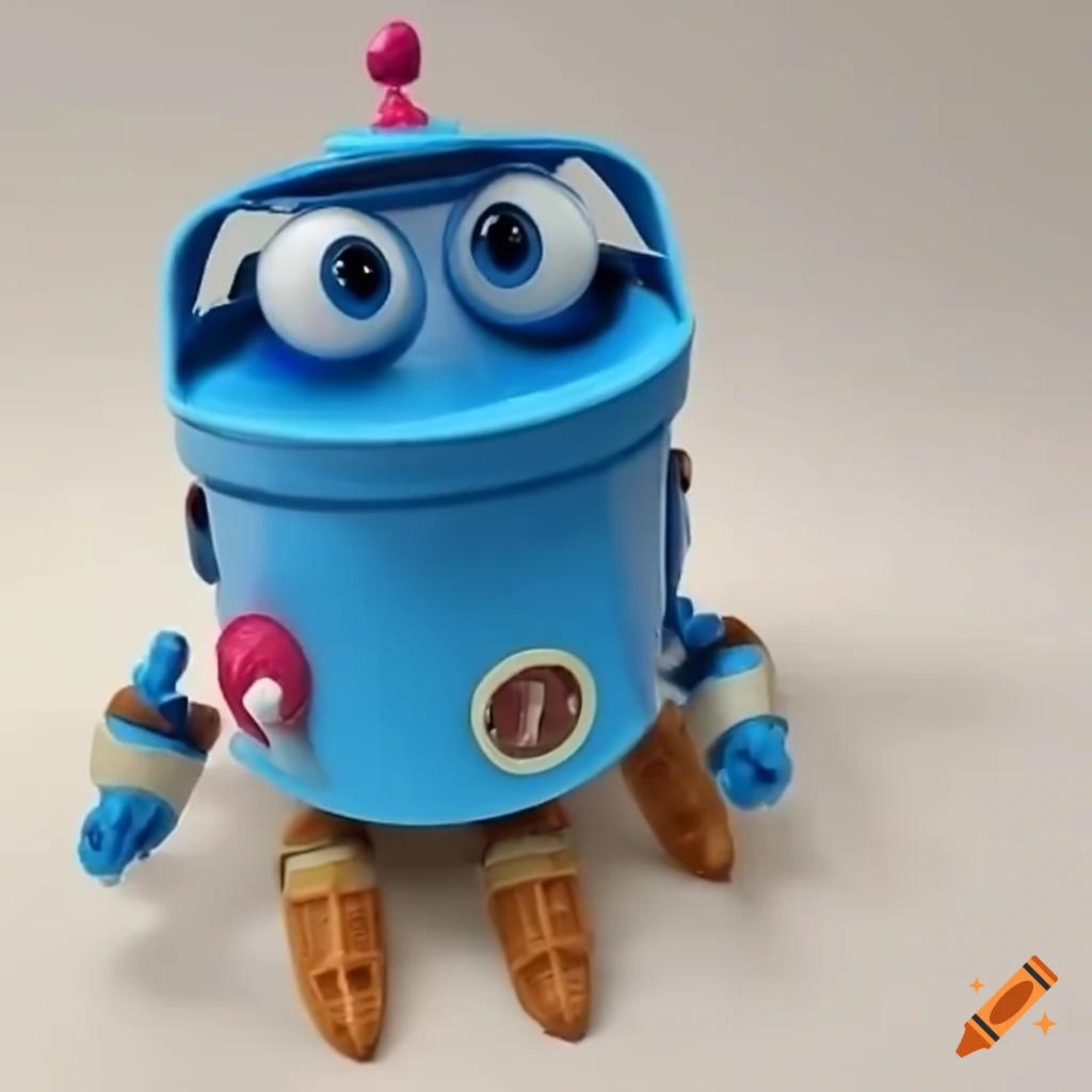 Pixar ice cream bot character