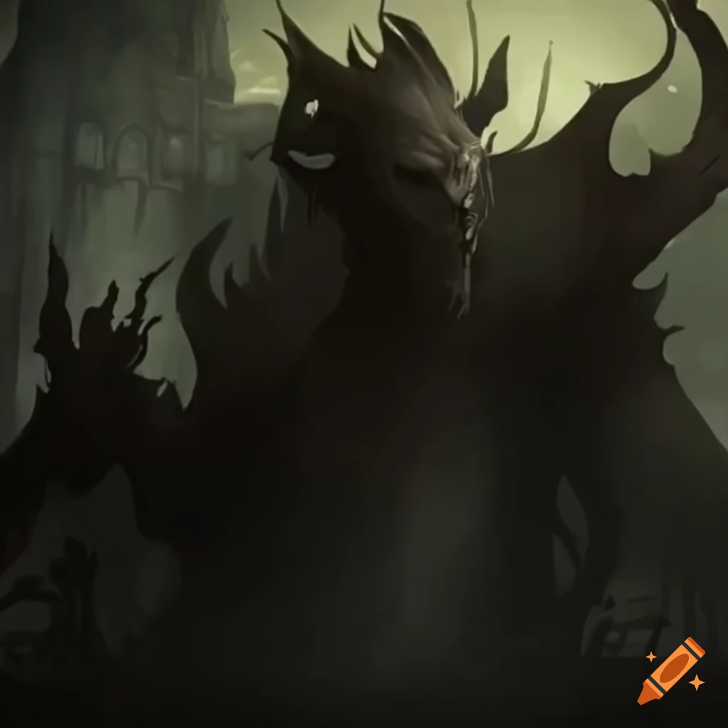 Image of a shadow creature in a fantasy world